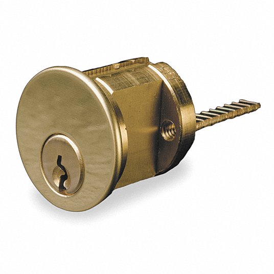 Solid Brass Rim Cylinder – SC1 – Brass Finish – 6 PINS – AutomotiveKeys.Net