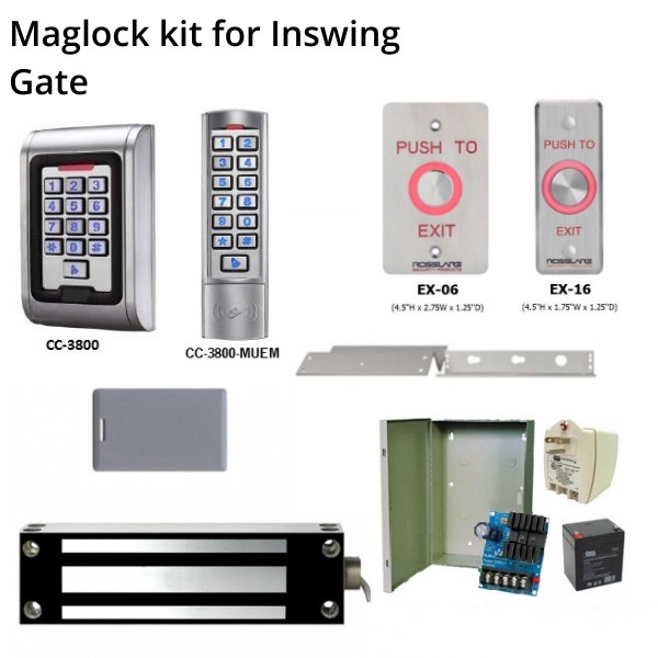 SINGLE OUTDOOR MAGLOCK KIT FOR INSWING GATES – AutomotiveKeys.Net